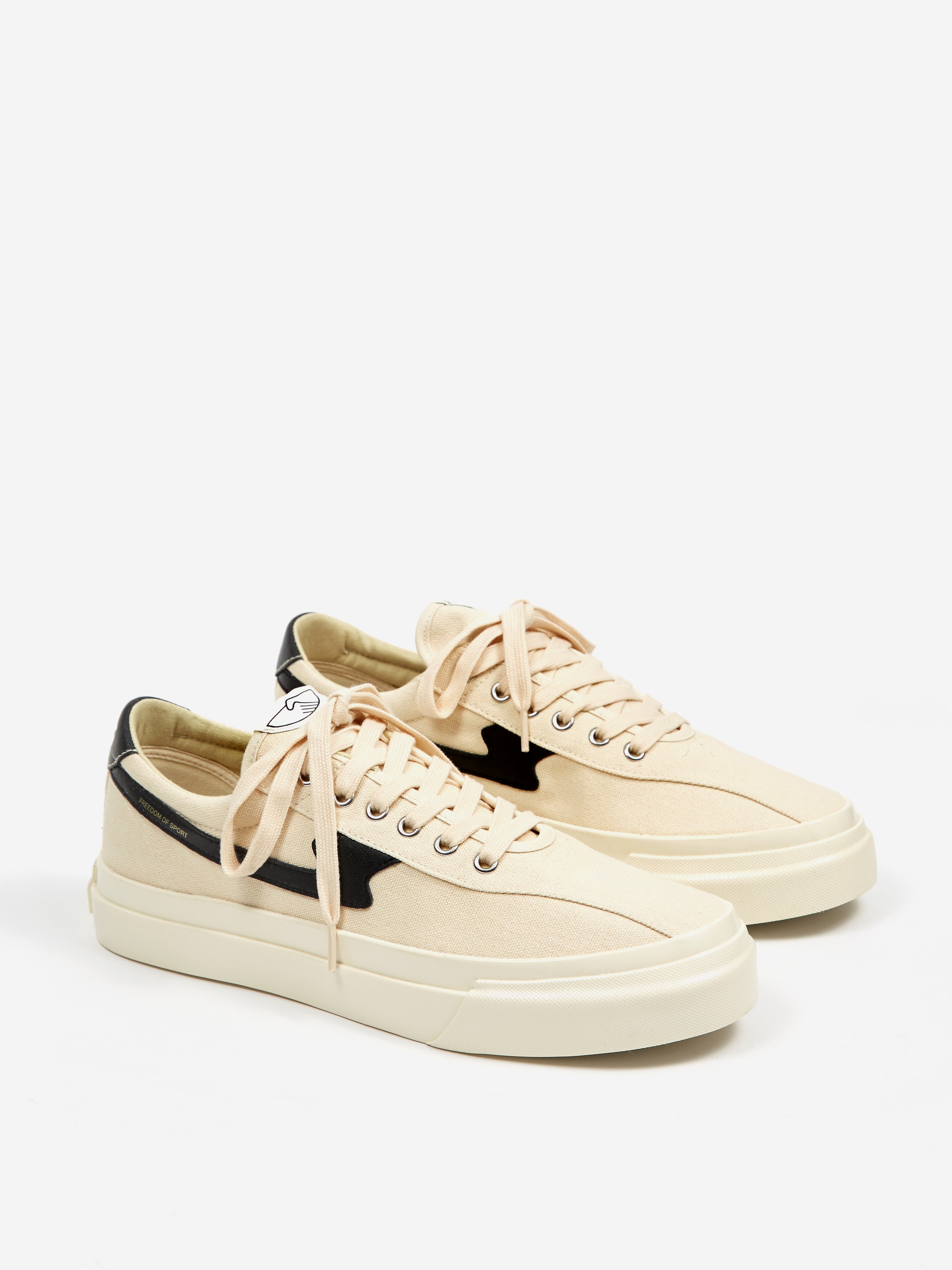 S.W.C Stepney Workers Club Dellow S-Strike Canvas - Ecru/Black – Goodhood