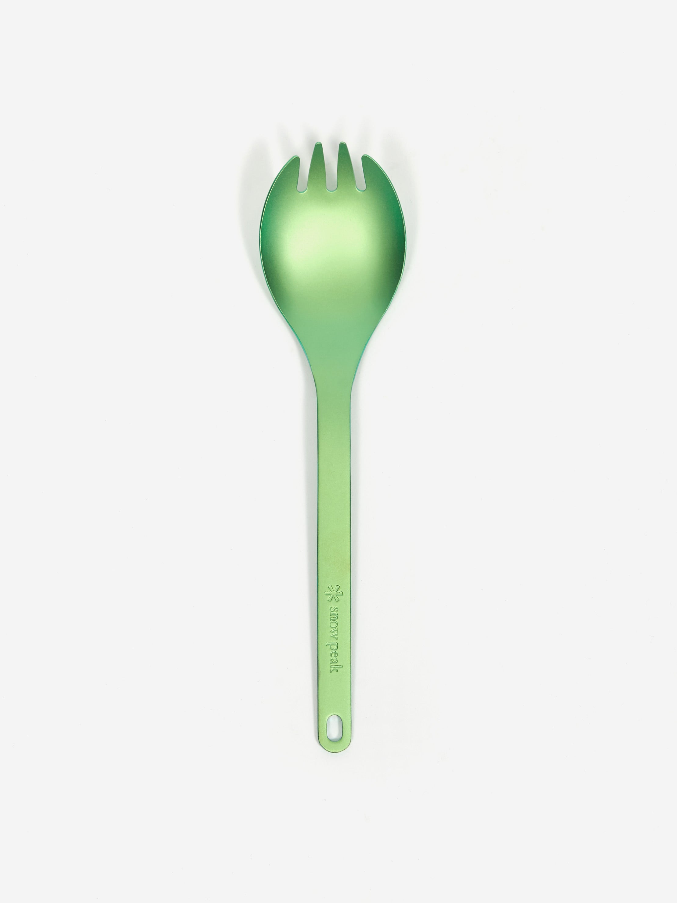 Snow Peak Titanium Spork - Green – Goodhood