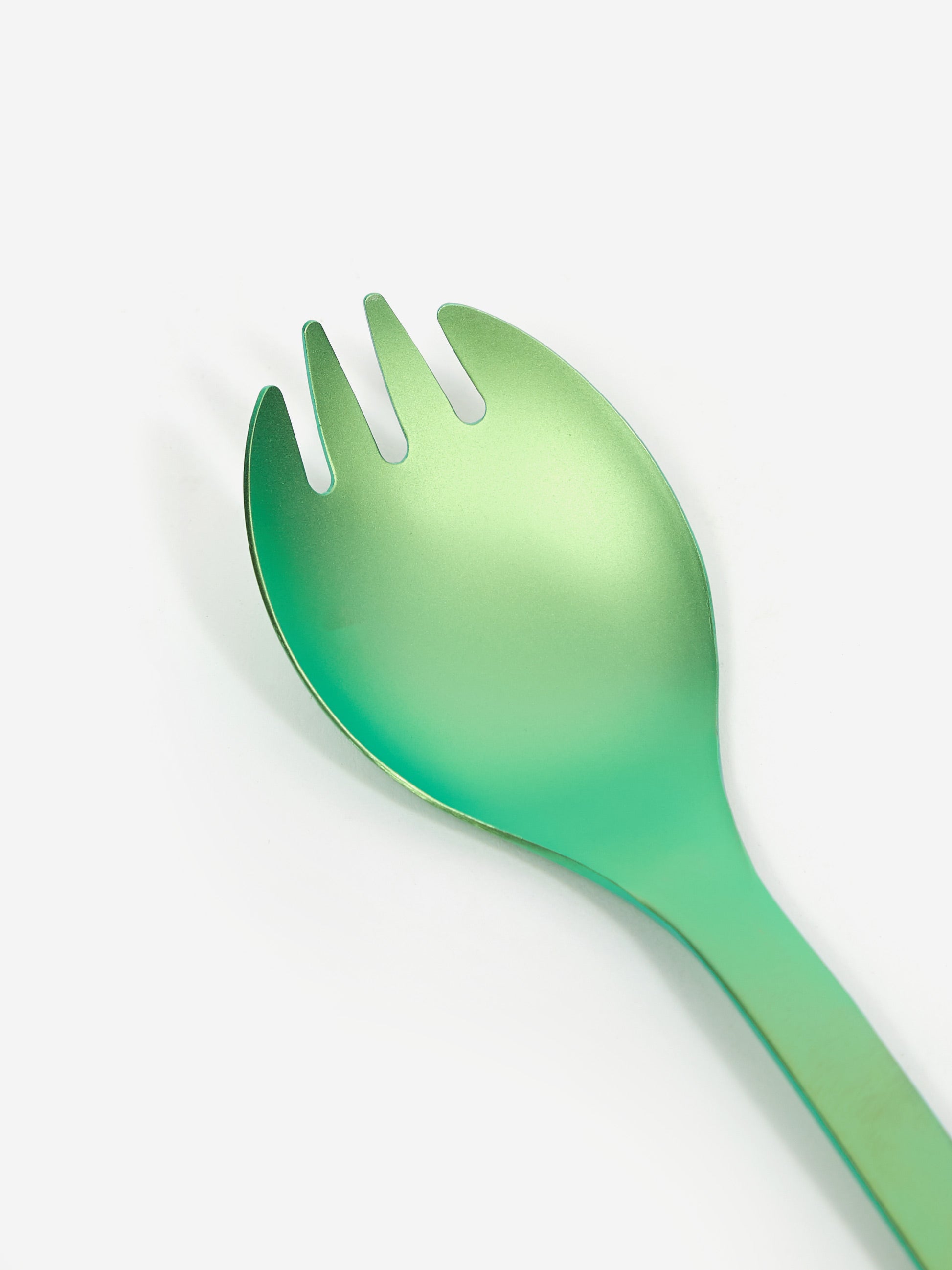 Snow Peak Titanium Spork - Green – Goodhood