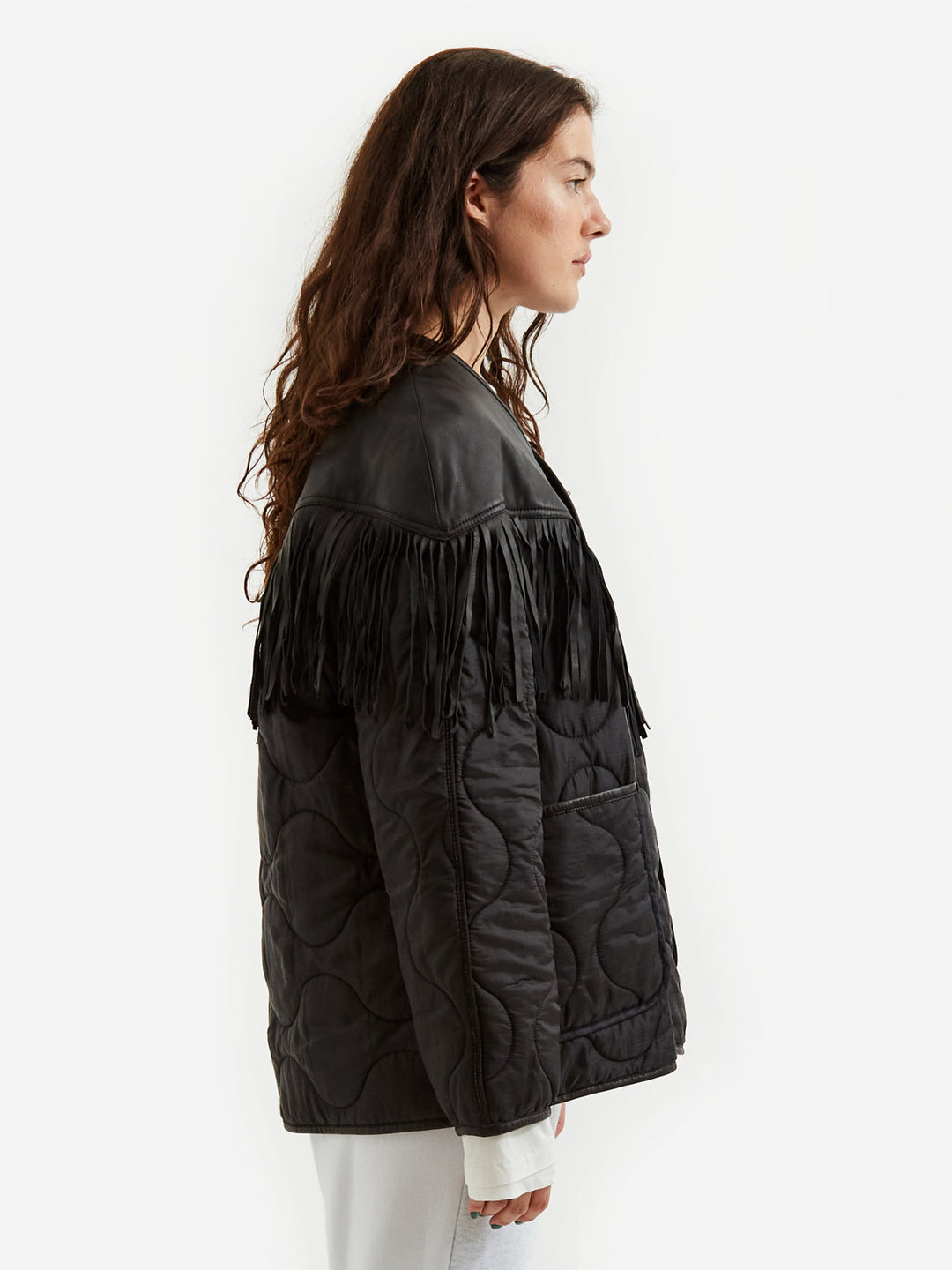 Stand Alone Fringe Military Quilted Liner - Black – Goodhood