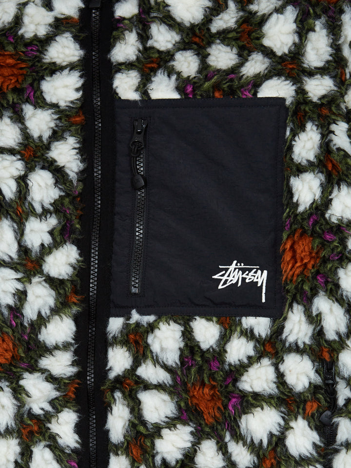 Stussy Pattern Sherpa Jacket - Natural – Goodhood