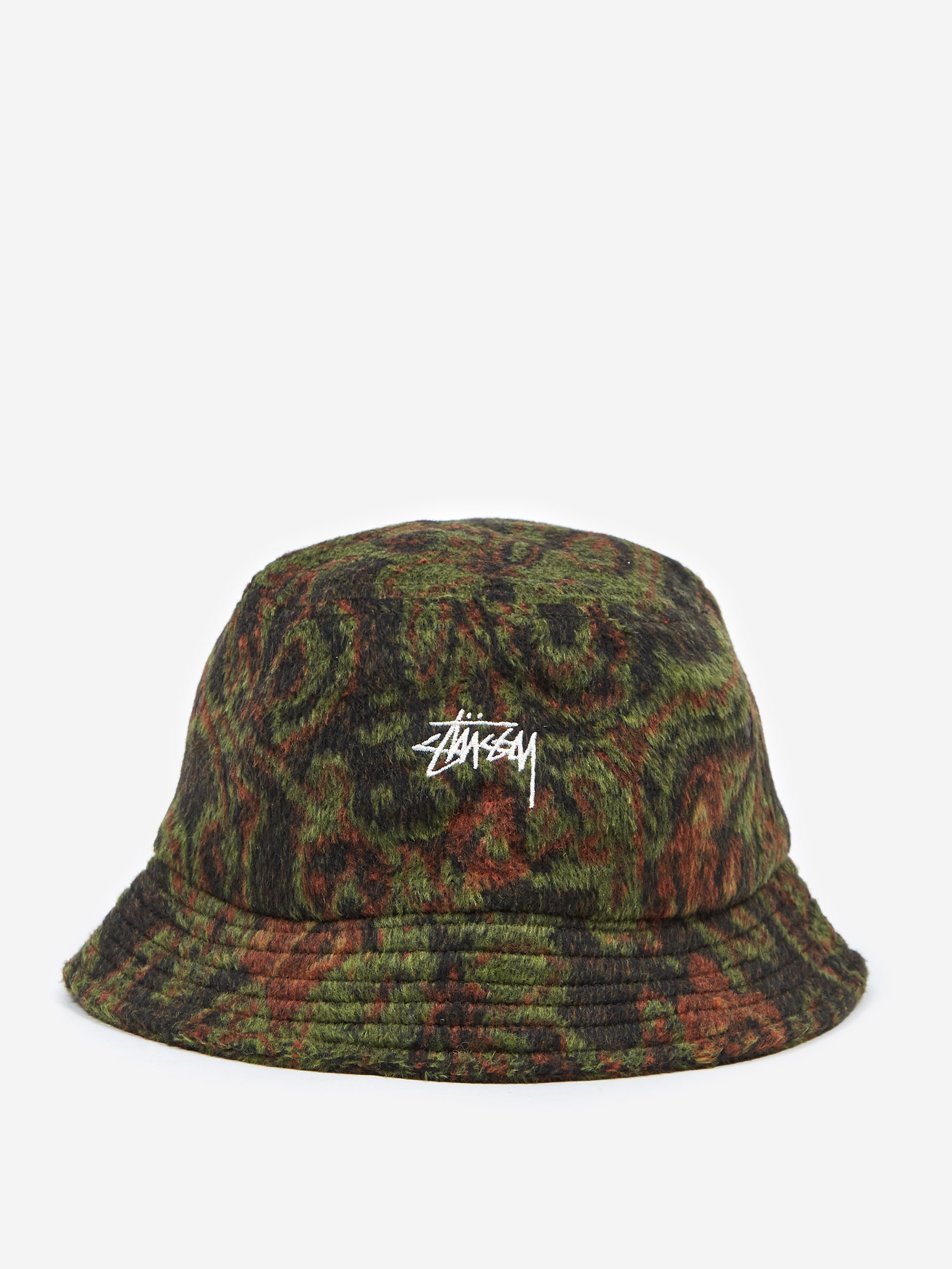 Stussy Psychedelic Deep Bucket Hat - Green – Goodhood
