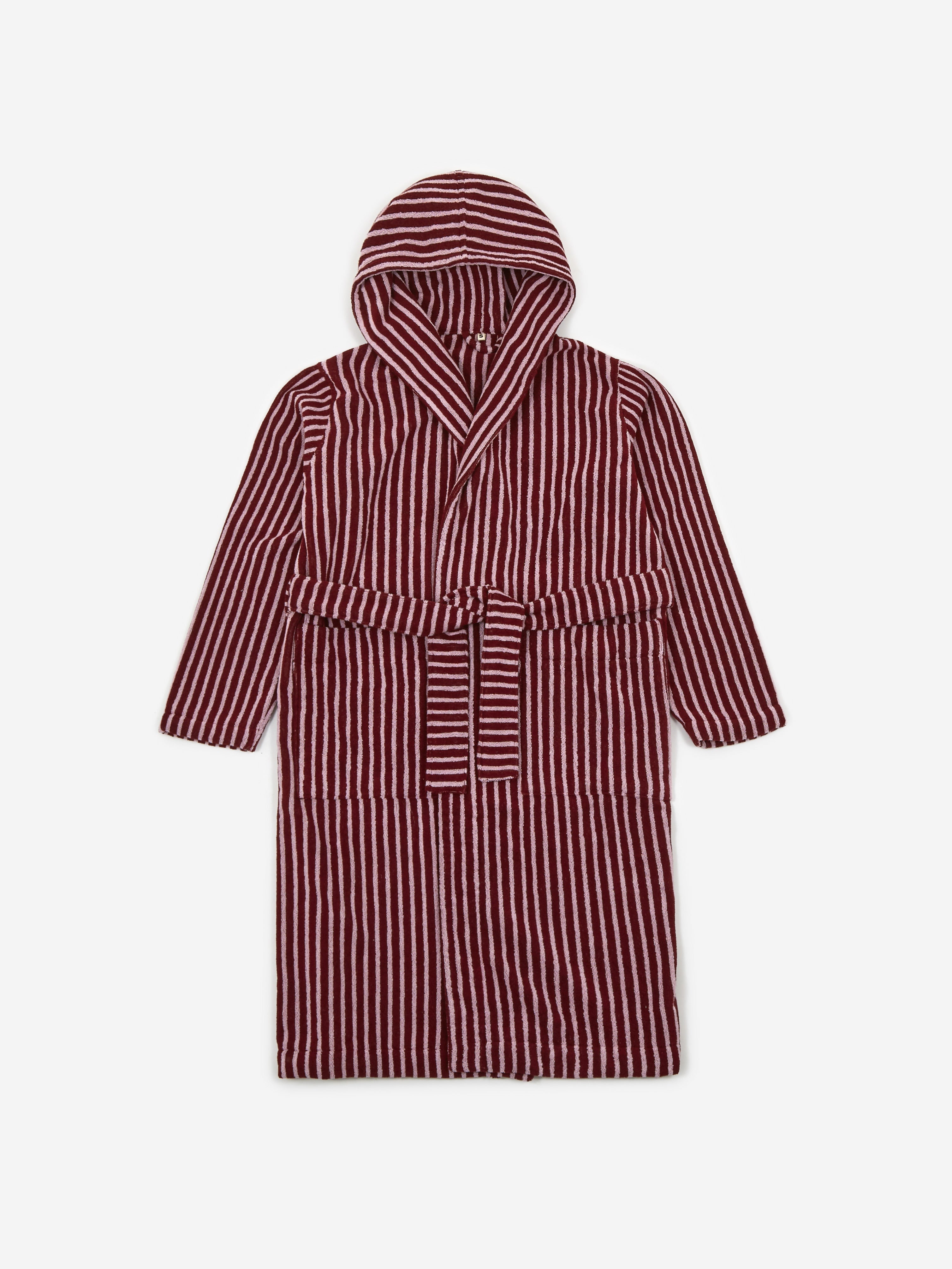 TEKLA Hooded Bath Robe - Red Rose – Goodhood